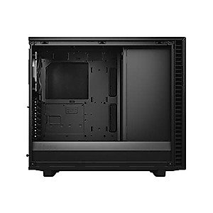 Fractal Design Define 7 Black Brushed Aluminum/Steel E-ATX Silent Modular Dark Tempered Glass Window Mid Tower Computer Case
