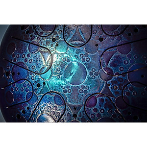 Tank Drum Kosmosky 12" (30 cm) KSY-5"Circles on fields" B minor/Hand Pan/Steel Drum/Tongue drum/Singing bowl