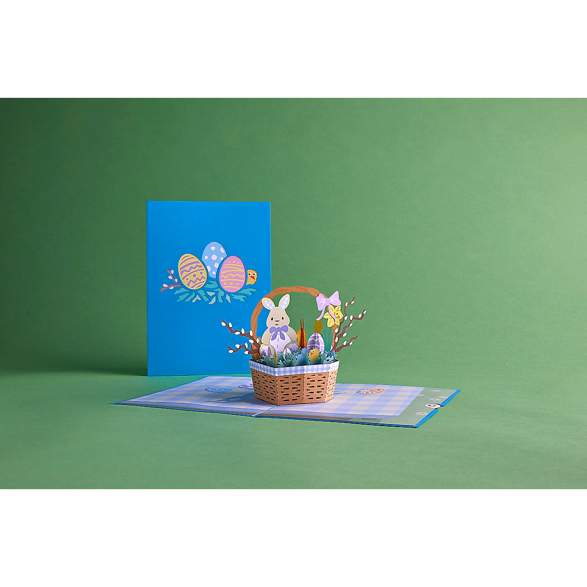 Lovepop Easter Basket Pop Up Card - 3D Card, Religious Easter Cards, Easter Bunny Card , Pop Up Greeting Cards