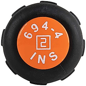 Klein Tools 6944INS Insulated Screwdriver, 1000V Slim Profile Tip, #2 Square with 4-Inch Shank, Cushion-Grip Handle