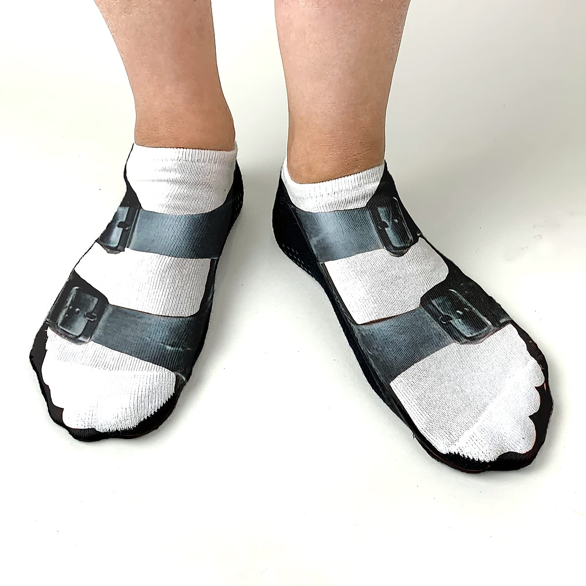 Funny Socks for Men & Women - Classics & Grippy Socks - Fun Socks, Gag Gifts for Adult - Funny Gag Gifts - Women’s Socks in Sandals