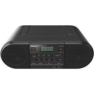 Panasonic RX-D550 Boombox - High Power Portable Stereo AM/FM Radio, Bluetooth, CD, with USB 110-240 Volt (Black)