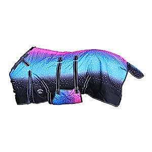CHALLENGER 60" 1200D Horse Turnout Waterproof Heavy Weight Winter Blanket 5B102