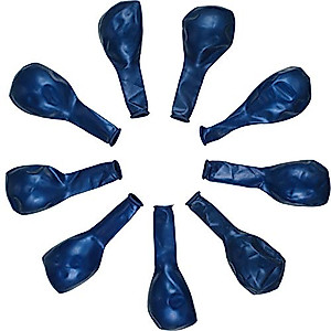 Navy Blue Balloons 100 Pack 10 Inch Party Balloons Navy Blue Latex Balloons for Weddings, Birthday Party, Bridal Shower, Party Decoration (Navy Blue, 10 Inch)