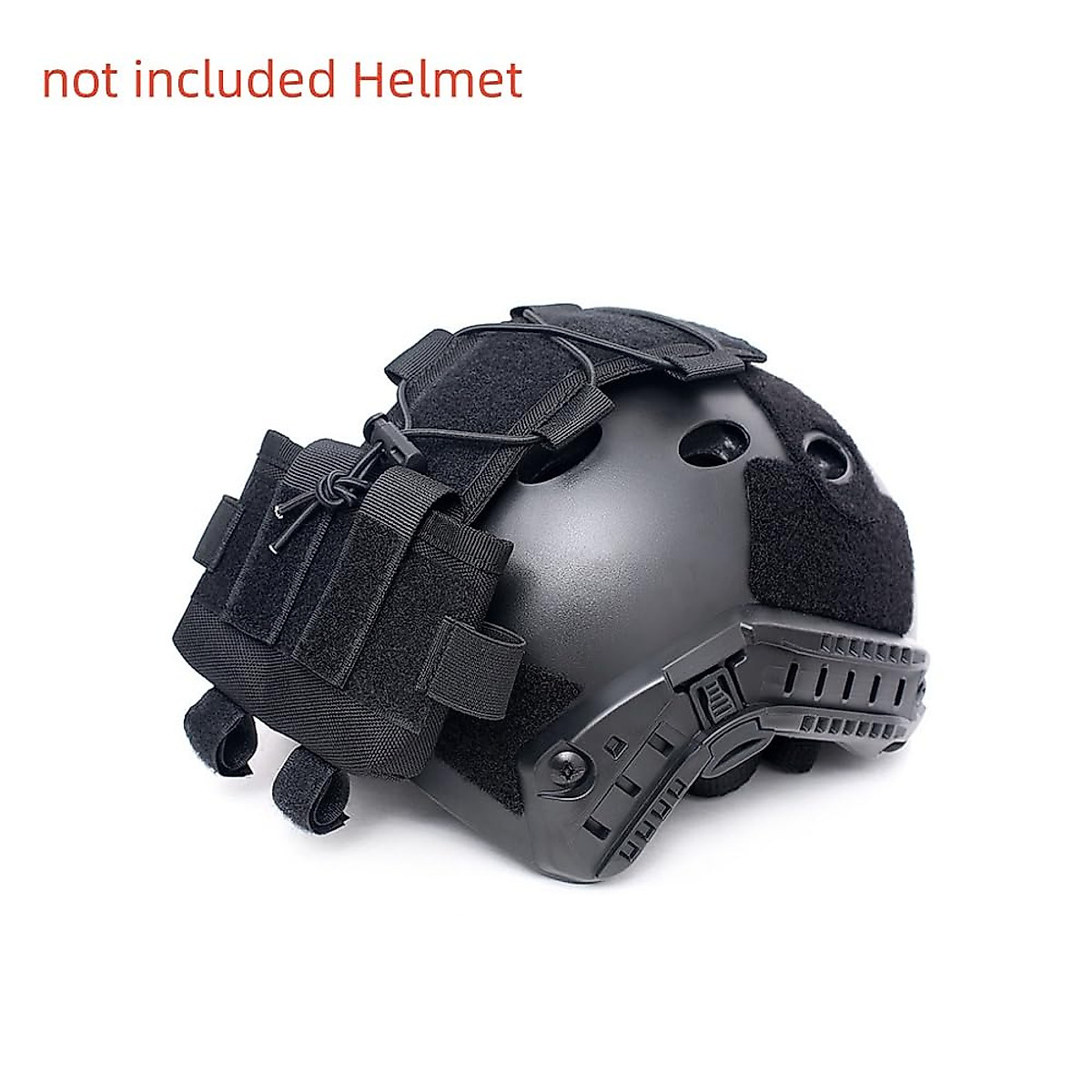 ATAIRSOFT Tactical Helmet Battery Pouch Balance Weight Bag Counterweight Pack for Hunting Airsoft Black