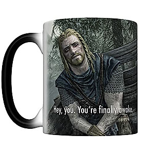 CJ Artisans Hey, You You're Finally Awake (Ralof of Skyrim) Magic Color Changing Coffee Mug (FB)