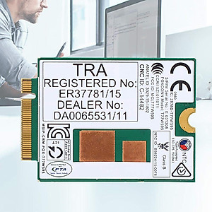 M.2 PCIe Card Laptop Network Adapter T77W595 4G Modem Module LT4120 796928-001 for HP Probook/EliteBook 820 840 850 G2 G3, 150 Mbps