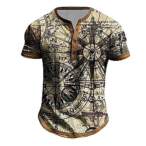 Mens Henley Short Sleeve Mens Long Sleeve Henley Henley Tee Shirts for Men Men Henley Short Sleeve Henley Shirts Mens Henley Shirts, White Shirts for Men Mens Cream Shirt(6-Khaki,3X-Large)
