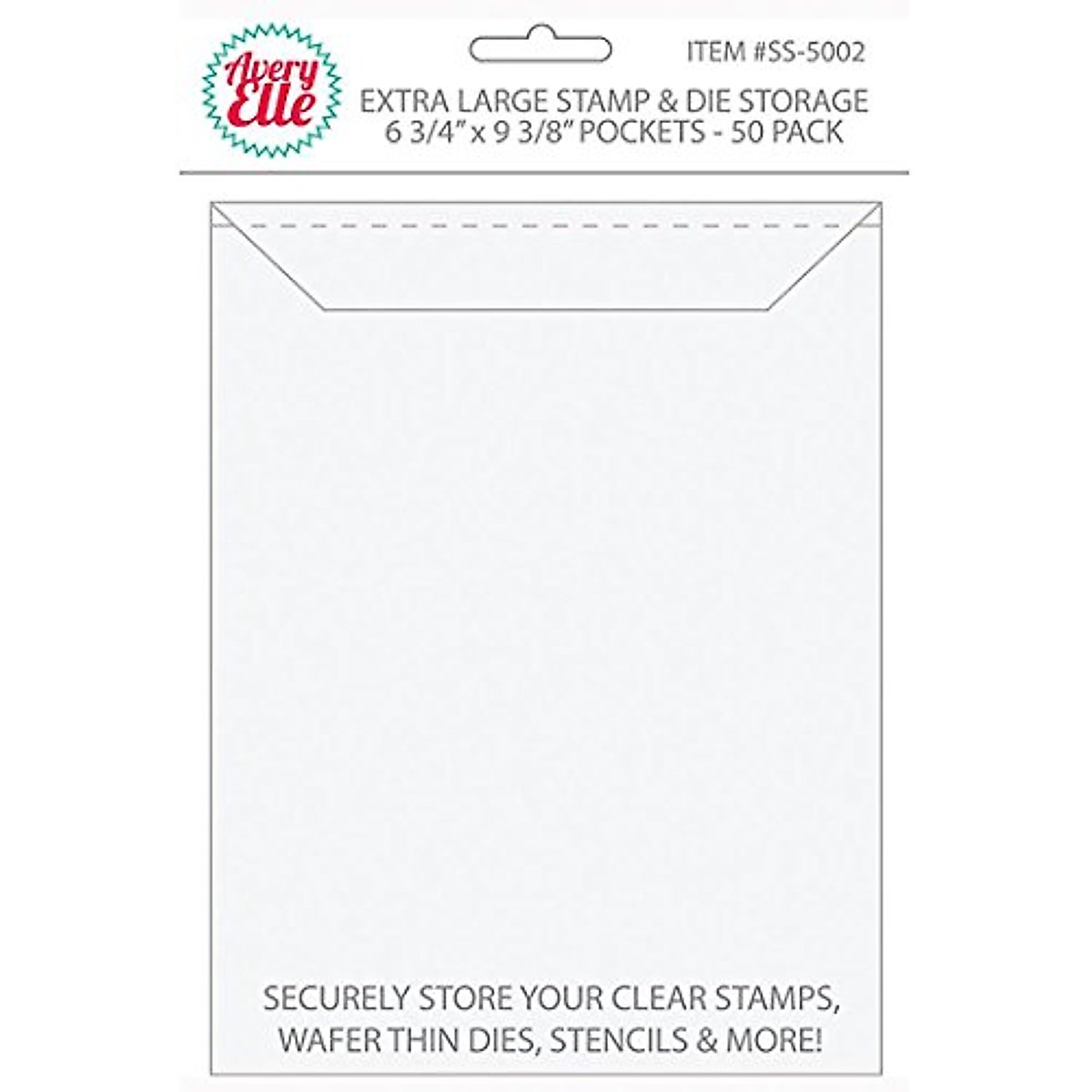 Avery Elle Stamp and Die Storage Pocket Bundle with Small, Large, and Extra Large Sizes (Set of 3 Items)