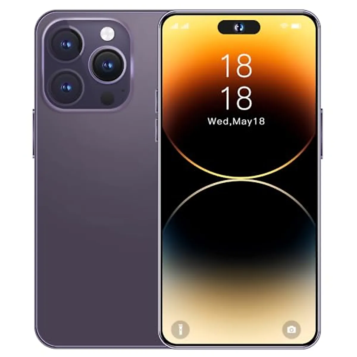 WV LeisureMaster A14 Pro Max Cell Phone,6+256GB Unlocked Phone,Android 13.0 Smartphone,6.82-inch HD Screen,Dual SIM,Dual Standy,6800 mAh Battey,64MP Camera,2796 * 1290 Resolution 5G Phone