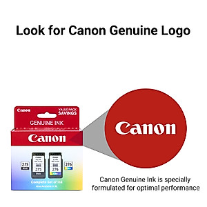 Canon PG-275/CL-276 Multi Pack, Compatible to PIXMA TS3520, TS3522 and TR4720 Printers