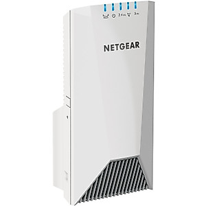 NETGEAR Nighthawk Mesh X4S Wall-Plug Tri-Band WiFi Mesh Extender - White (Renewed)
