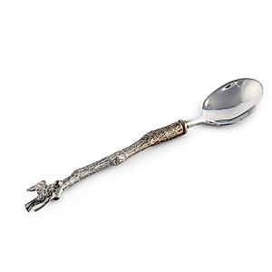 Vagabond House Pewter Song Bird Jam/Jelly/Fruit/Dip Spoon 6 inch Long