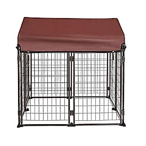 TWO by TWO Haven Expandable Kennel, Black, Medium