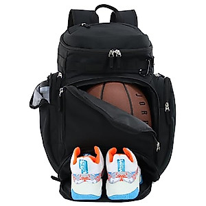 Goloni basketball backpack bag With Large shoe and ball compartment, soccer backpack, baseball, softball, volleyball sport backpack bag, travel gym backpack, basketball training equipment