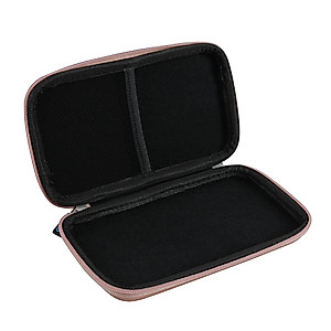 Anleo Hard EVA Travel Case for POWERADD Pilot 4GS 12000mAh / Uni-Yeap 11000mAh External Battery Charger Power Bank Color: Rose Gold