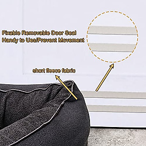 36 Inch Under Door Draft Stopper - Weighted Door Draft Blocker Bottom Door Noise & Air Reducer