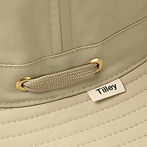 Tilley Mens Womens LTM2 Broad Brim Sun Protection Guaranteed for Life Lightweight Hat Khaki