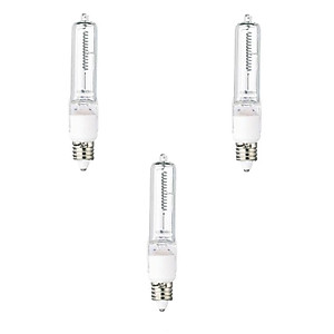 Westinghouse 50W T4, E11 Mini-Can Base Clear 1300Hr 600LM 120V Halogen Light Bulb (3 Pack)