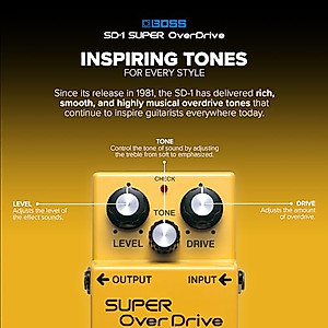 Boss SD-1 Super Overdrive Pedal