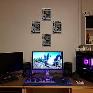 Funko Pop Shelf | Floating Figurine Display | Slim Minimalist Design Floating Figurine Shelf (10 Pack)