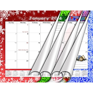 2023-2024 Calendar 16 Months Student Calendar/Planner for 3-Ring Binder, Desk, or Wall -v029