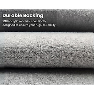 Dabline 80" x 80" Felt Fabric - Ideal for DIY Crafts, Tufting, Sewing and Padding - 1.6mm Thick Acrylic Felt Roll 6.6x6.6 ft