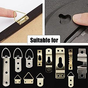 Qiozlen Wall Adhesive Hooks Stainless Steel,Command Strips for Pictures, Clock ,Wall Strips,Command Hooks,Waterproof