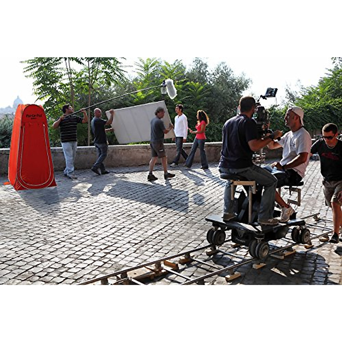 GigaTent Pop Up Pod Changing Room Privacy Tent – Instant Portable Outdoor Shower Tent, Camp Toilet, Rain Shelter for Camping & Beach – Lightweight & Sturdy, Easy Set Up, Foldable (Red)