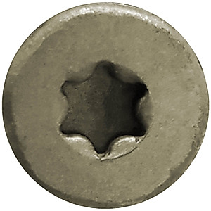 Jake Sales #15x10" Extra Long Bronze Star Wood Screw Torx/Star Drive Head - Multipurpose Torx/Star Drive Wood Screws - (1 Pound ~12 Screws)