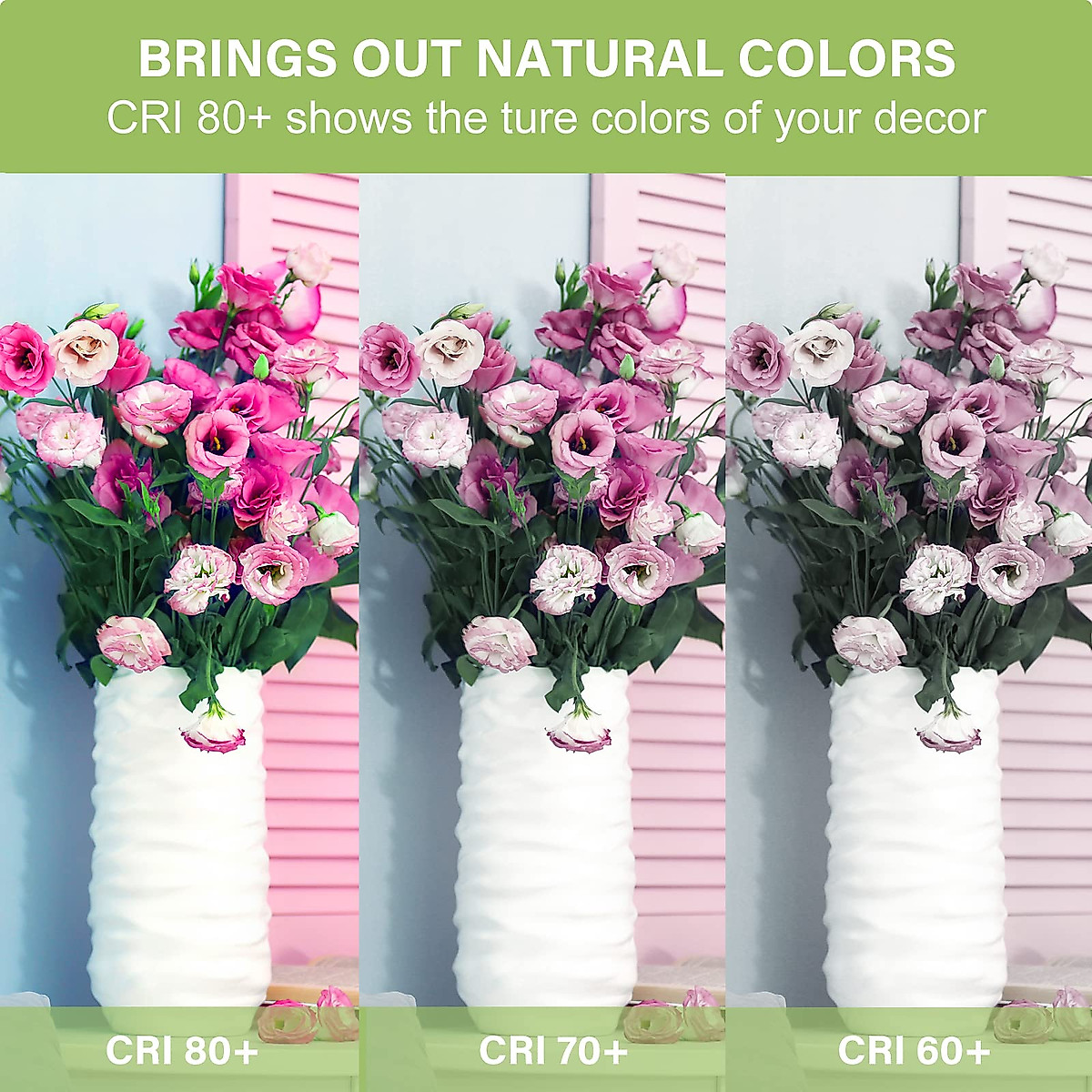 Sigalux Edison Bulbs, E26 LED Bulb ST58 Filament Clear Non-Dimmable Vintage Light Bulbs 60W Equivalent 700LM Daylight White 5000K 15, 000hrs 6 Pack