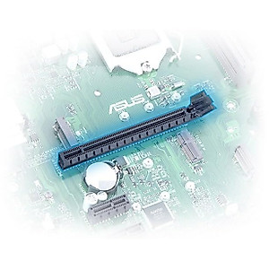 NVMe SSD M.2 slots,4 ASUS Pro Q670M-C-CSM LGA 1700 (Intel 12th Gen & Intel vPro) mATX Motherboard (PCIe 4.0, DDR5 4800, 2xNVMe SSD M.2, USB 3.2 Gen 2, ASUS Boot), Black