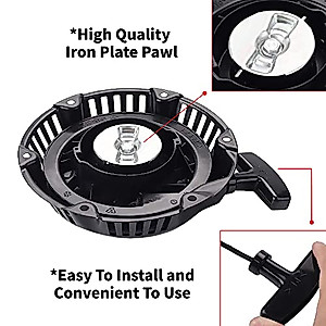 Coolwind 212CC Recoil Starter for Coleman CT200 CT200U CT200U-EX BT200X 200CC Harbor Freight Predator 6.5HP 7HP Honda GX120 GX200 4HP 5.5HP 6.5 HP OHV Engine