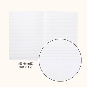KOKUYO Me Notebook, B 6mm Ruled, B6, 70 Sheets, 26 Lines, Grayish Black, Japan Import (KME-NB668DM)