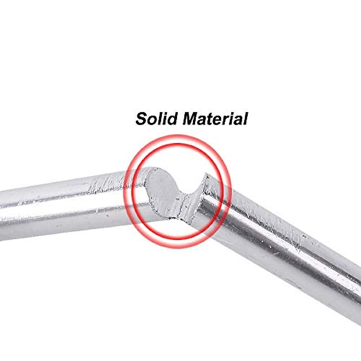 AAGUT Tent Stakes, 25 Pack 9 Inch Camping Tent Pegs, Metal Garden Edging Fence Hooks, Heavy Duty 6 Ga Galvanized Yard Camping Stake for Tarp, Inflatable, Outdoor Christmas Decorations