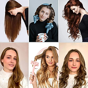 Heatless Curler Curling Rod Headband Overnight Curls Waves Satin Jumbo Large Big No Heat Hair Roller for Women