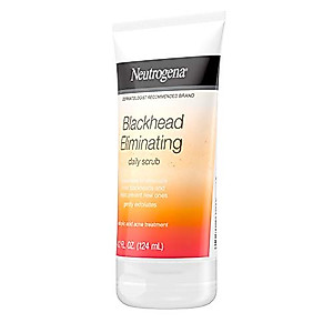 Neutrogena Blackhead Eliminating Daily Facial Scrub With Salicylic Acid Acne Medicine, Exfoliating Face Wash for Blackheads, 4.2 oz (Pack of 6)