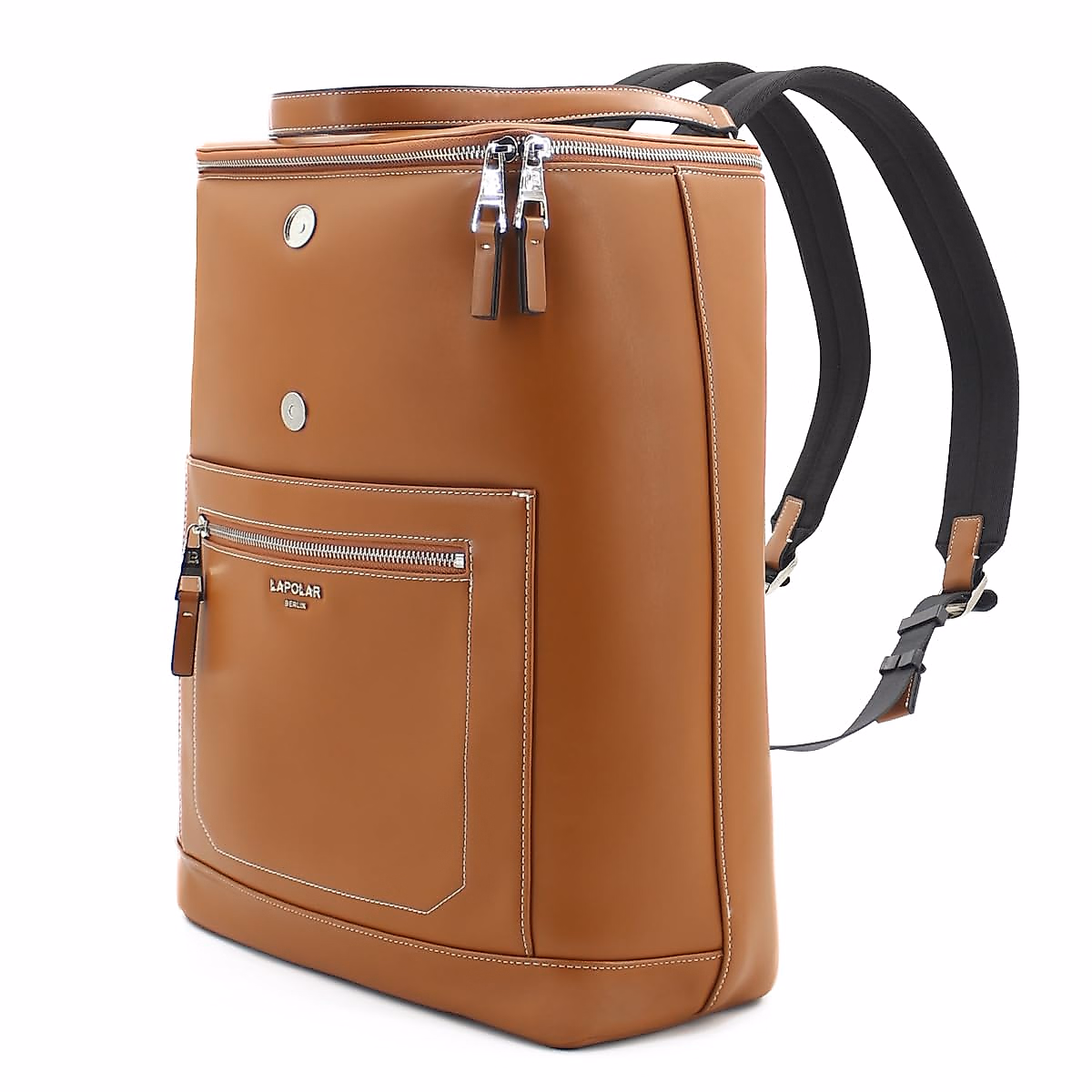 LAPOLAR Travel Backpack, Business Travel Laptop Backpack for Men, 15.6 inch Computer Bag Flap Backpack