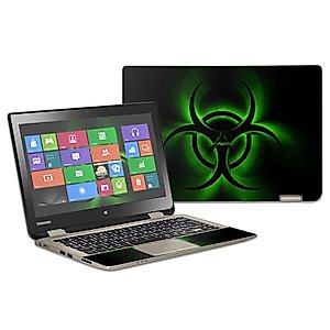 MightySkins Skin Compatible with Toshiba Satellite Radius 11 L15W-B 11.6" wrap Cover Sticker Skins Bio Glow