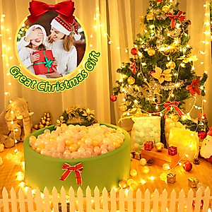 TRENDPLAY Pit Ball for Baby Toddlers Pet Fun Toys for Ball Pit Pool Playpen, Indoor Outdoor Play with Storage Bag, Pack of 100, Pink+Gold+White+Transparent