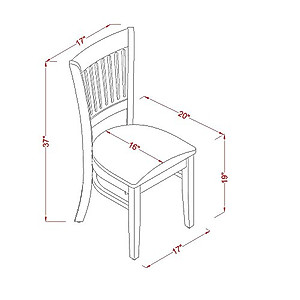 East West Furniture DLVA5-LWH-C Dublin 5 Piece Set for 4 Includes a Round Table with Dropleaf and 4 Fabric Kitchen Dining Chairs, 42x42 Inch, Linen White