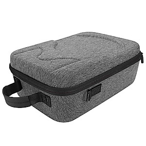 Hopcd Portable Carrying Case for Oculus Quest VR Headset Nylon Hard Shell Travel Case with Shoulder Strap for VR Gaming Accessories (Gray)