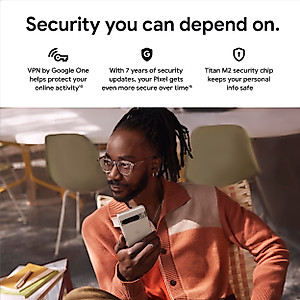 Google Pixel 8 Pro - Unlocked Android Smartphone with Telephoto Lens and Super Actua Display - 24-Hour Battery - Porcelain - 256 GB