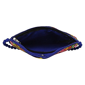 Elephant Sling Bag, Foldover Clutch, Hand Bag, Shoulder Bag & Cross Body Bag for Women & Girls (Blue Color)