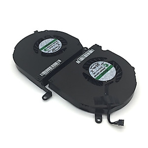 Left and Right Side CPU Cooling Fan Assembly for Apple MacBook Pro 15" A1286 (2008, 2009, 2010, 2011, 2012)