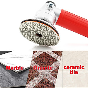 YDROWN 3 Step Diamond Polishing Pads 4 Inch Stone Abrasive Grinding Wheel Wet Use 3Pcs Step3 for Granite Marble Quartz Concrete (Step3-3PCS)