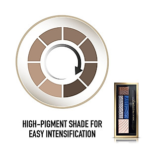 Max Factor Smokey Eye Drama Kit Palette Eye Shadow & Brow Powder, 06 Azure Allureen