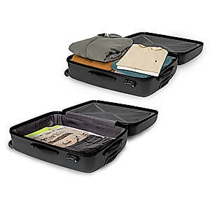 Smart Design Travel SmartBag Instant Space Saver Storage - Large - Airtight Double Zipper - Vacuum Seal - for Clothing, Pillows, Blankets, and More - Home Organization