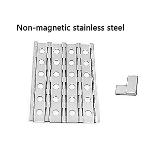 Votenli S9253A(3-Pack) 16GA Stainless Steel Heat Plate and Ceramic Briquette for Alfresco ALX2-30, ALX2-30C, ALX2-30CD, ALX2-30SZ, ALX2-30SZC, ALX2-30SZCD, ALX2-42, ALX2-42C, ALX2-42RFG, ALX2-42SZ