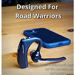 Poly Plantronics Voyager 5200 UC Bluetooth Headset Bundle - GTW Wall Charger, USB Dongle, Plantronics Charging Case 206110-01-B, for Avaya J179, Smartphones, PC, MAC, Tablet, Softphones, Zoom, Webex